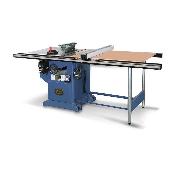 Oliver 10 inch Heavy Duty Table Saw 5HP 1Ph w/Side Table w/52 inch Rails